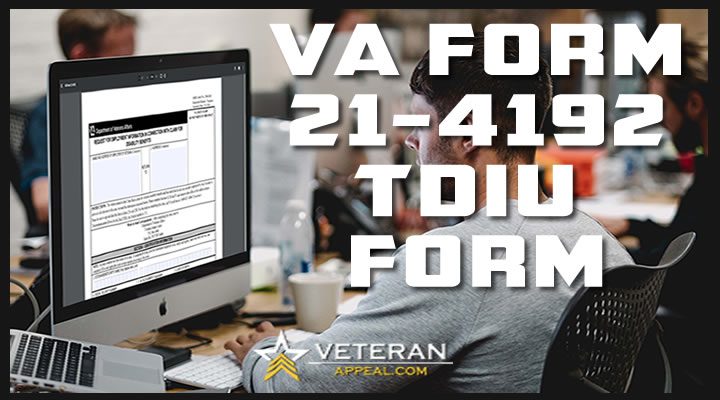 Tdiu Form Cameron Firm Pc